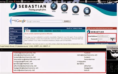 hacker stole 100 000 from users of california based isp using sql