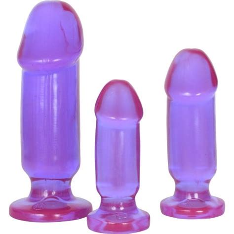 Crystal Jellies Anal Starter Kit Purple Sex Toys At Adult Empire