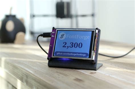 use fontforge custom fonts for circuitpython displays adafruit