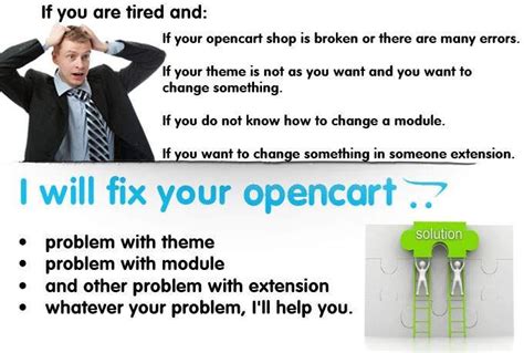 fix any errors and issues in your opencart opencart software