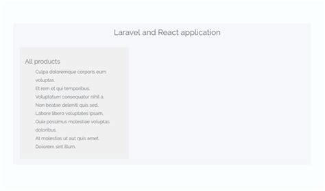 build a react app with a laravel back end part 2 react