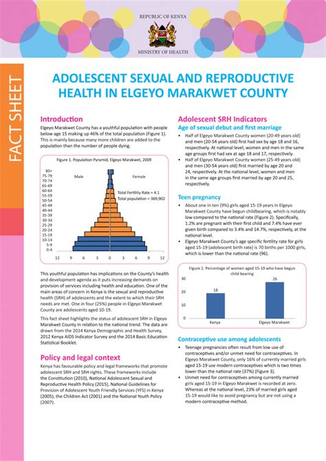 Adolescent Sexual And Reproductive Health In Elgeyo Marakwet County