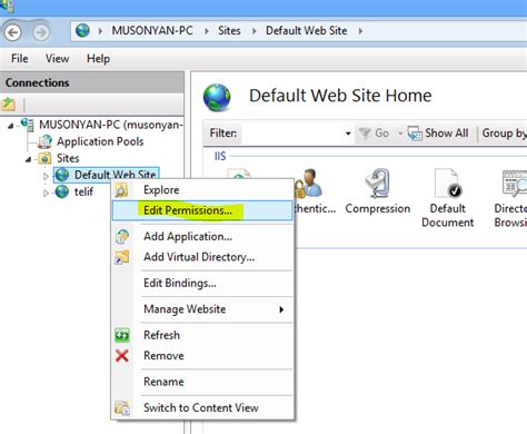 internet information service iis 8 setup and deploy asp project