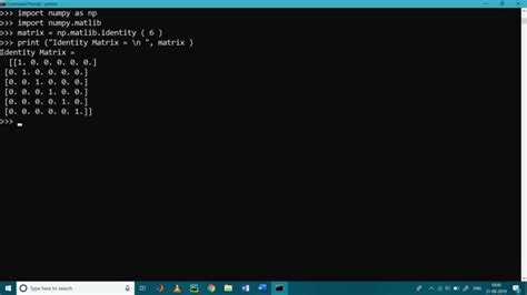 matrix operations with python numpy ii tekbrowser