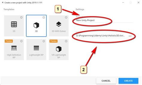 installing and using the unity hub holistic3d