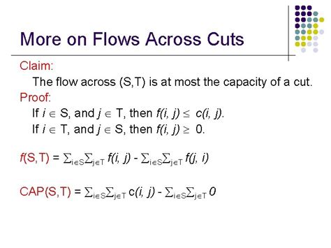 max flow min cut problem directed graph applications