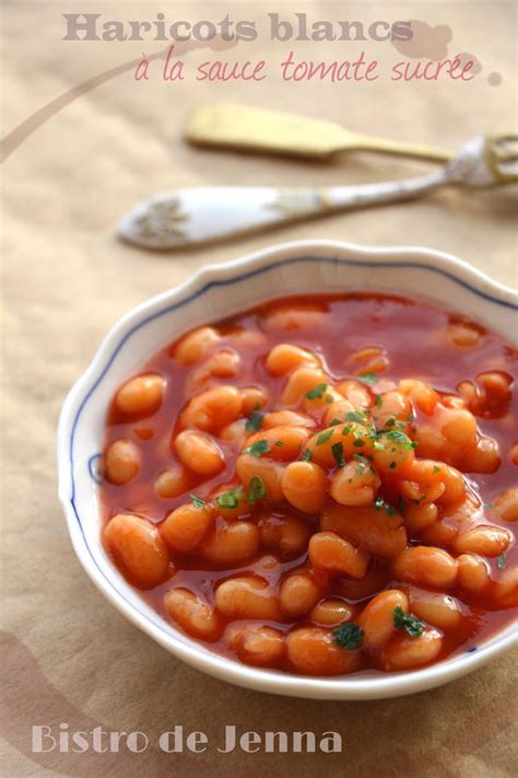 Recette De Haricots Blanc à La Sauce Tomate Sucrée