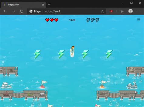 microsoft edge s surf game