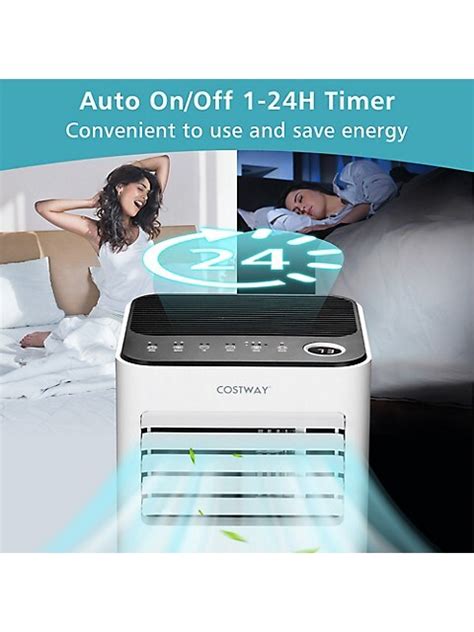 Costway 8000 Btu Portable Air Conditioner 3 In 1 Air Cooler With Fan