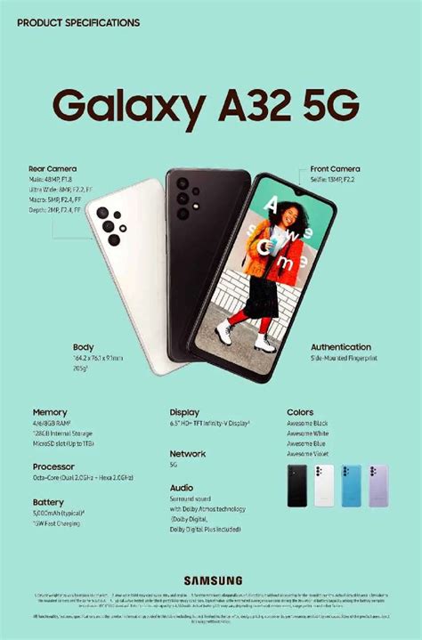 Samsung Launches Galaxy A32 Its Cheapest 5g Smartphone