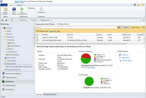 monitor applications from the console configuration manager
