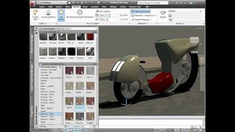 autodesk material library base resolution image library vários materiais