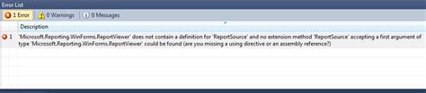 microsoft reporting winforms missing assembly reference dastdebt