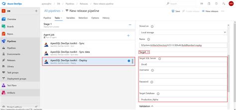 configuring azure devops build release pipelines with apexsql devops