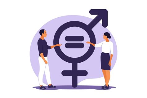 Concept Dégalité Des Sexes 3009918 Art Vectoriel Chez Vecteezy