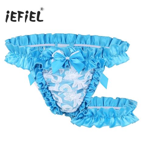 Buy Dropship Products Of 2018 Mens Lingerie Lace Frilly Satin Ruffled