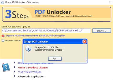 pdf unlocker software — remove pdf security and unlock pdf restrictions