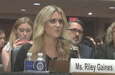 Riley Gaines Fact Checks Transgender Claims As Democrats Push For