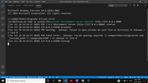 laravel在 localhost 127 0 0 1 8000 “”中显示错误 问答 腾讯云开发者社区 腾讯云