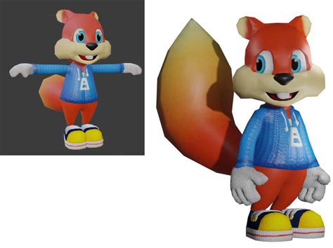Conker Cbfd Model Remake By Andreisilva123 On Deviantart