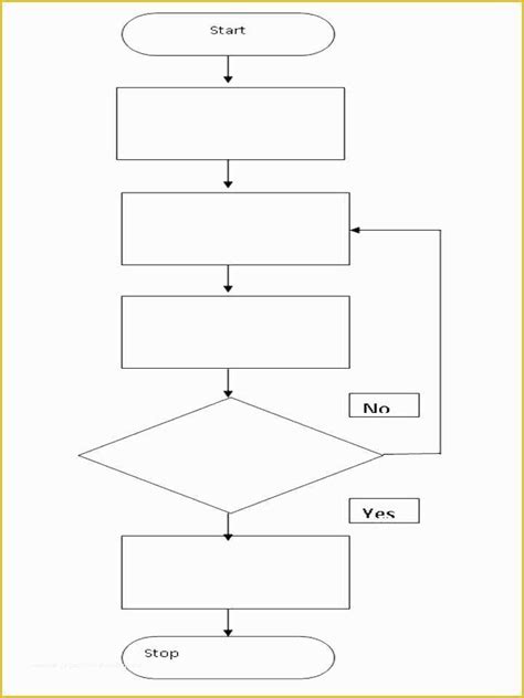 free blank flow chart template for word of flow chart template program