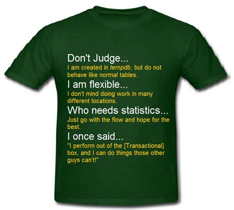 t shirt series the misunderstood table variable