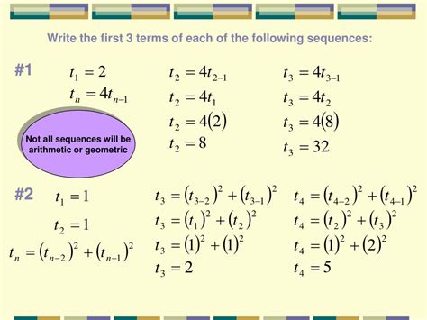 ppt 7 3 and 7 4 recursion formulas and creating rules to