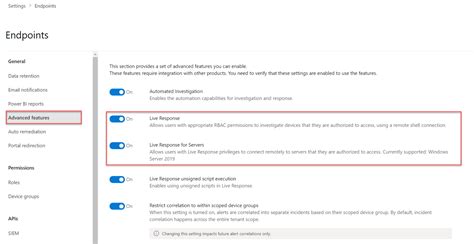 using defender for endpoint live response api with sentinel playbooks