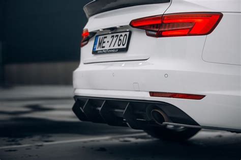Audi B9 A4 S Line Pre Facelift Rear Diffuser Gloss Black