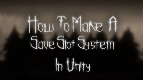 how to create a save slot system using playerprefs in unity unity