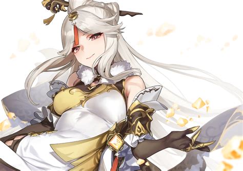 วอลเปเปอร์ Genshin Impact สาวอะนิเมะ Ningguang Genshin Impact
