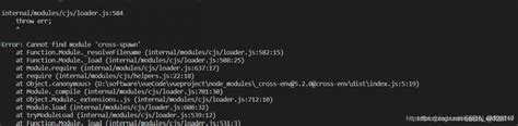 [solved] error cannot find module ‘ vue cli shared utils programmerah