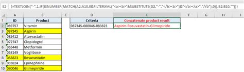 excel how do i do a index match split and concatenate multipul ids in