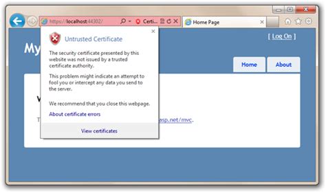 working with ssl at development time is easier with iisexpress scott