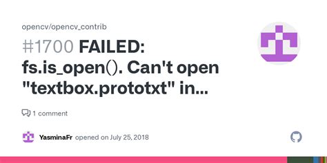 failed fs is open can t open textbox prototxt in function