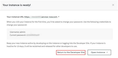 example how to get the access token credentials from servicenow