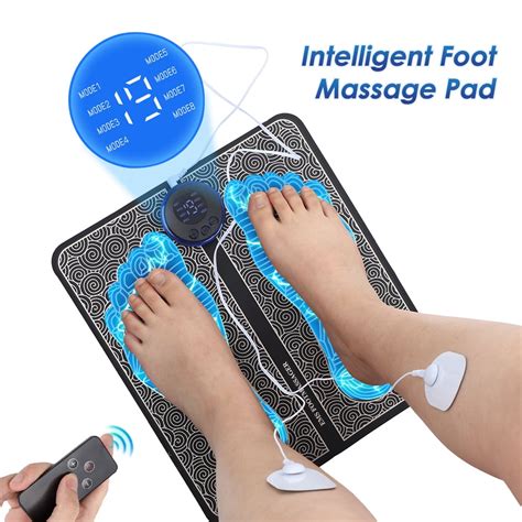 Ems Foot Massager Mat Foot Massager Pad Foldable Feet And Calves