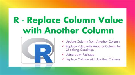 r replace column value with another column spark by {examples}