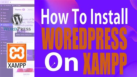 how to install wordpress on localhost xampp step by step wordpress