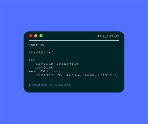 python os — get file size using python scriptopia medium