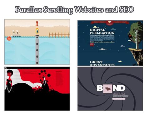 parallax scrolling websites and seo wittycookie