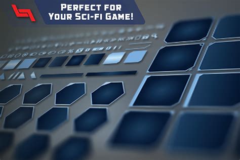 simple sci fi ui 2d gui unity asset store