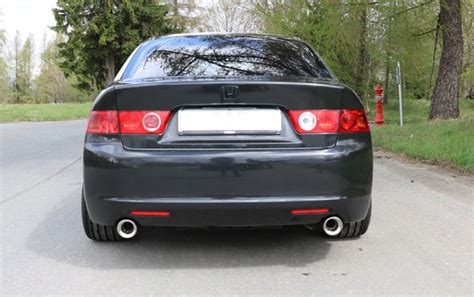 Fox Edelstahl Duplex Racing Komplettanlage Ab Kat Honda Accord 7 Cl9