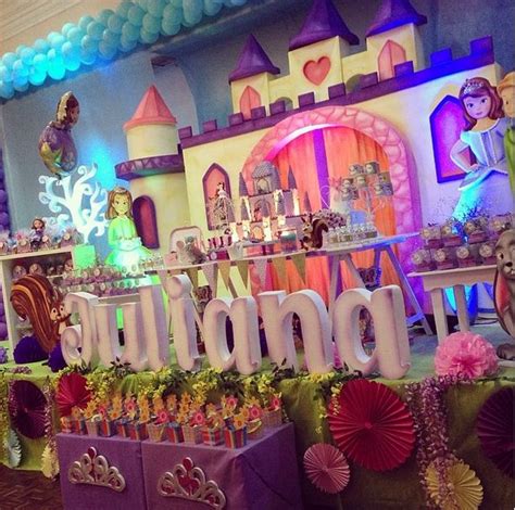 Sofia The First Birthday Party Ideas Photo 7 Of 7 Sofia The First