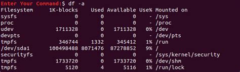 checking disk space using the command line with examples