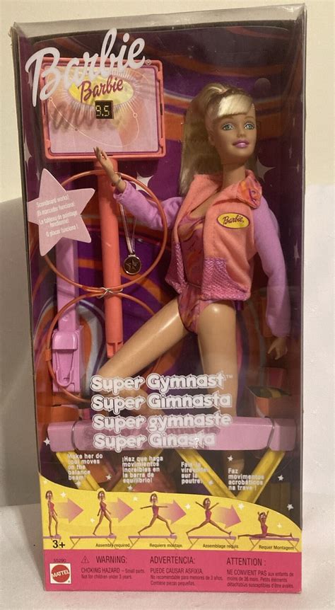 Mattel Barbie Super Gymnast 2001 In Box Ebay