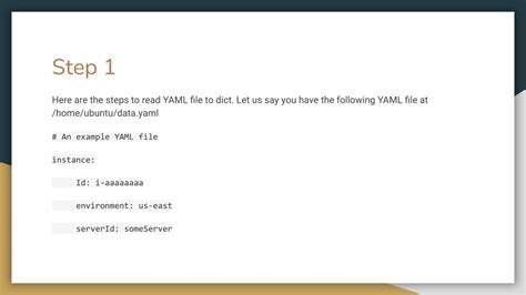ppt how to read yaml file to dict in python powerpoint presentation