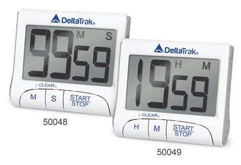 flashcheck® count up count down timer model 50048 50049 deltatrak