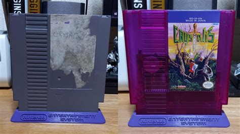 Custom Crystalis Nes Cartridge Before And After R Crystalis