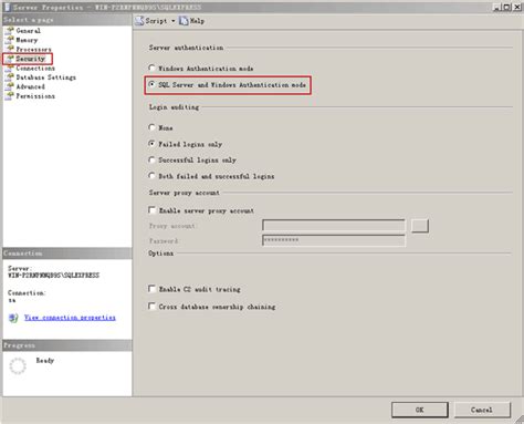 4 ways to enable mixed mode authentication for sql server